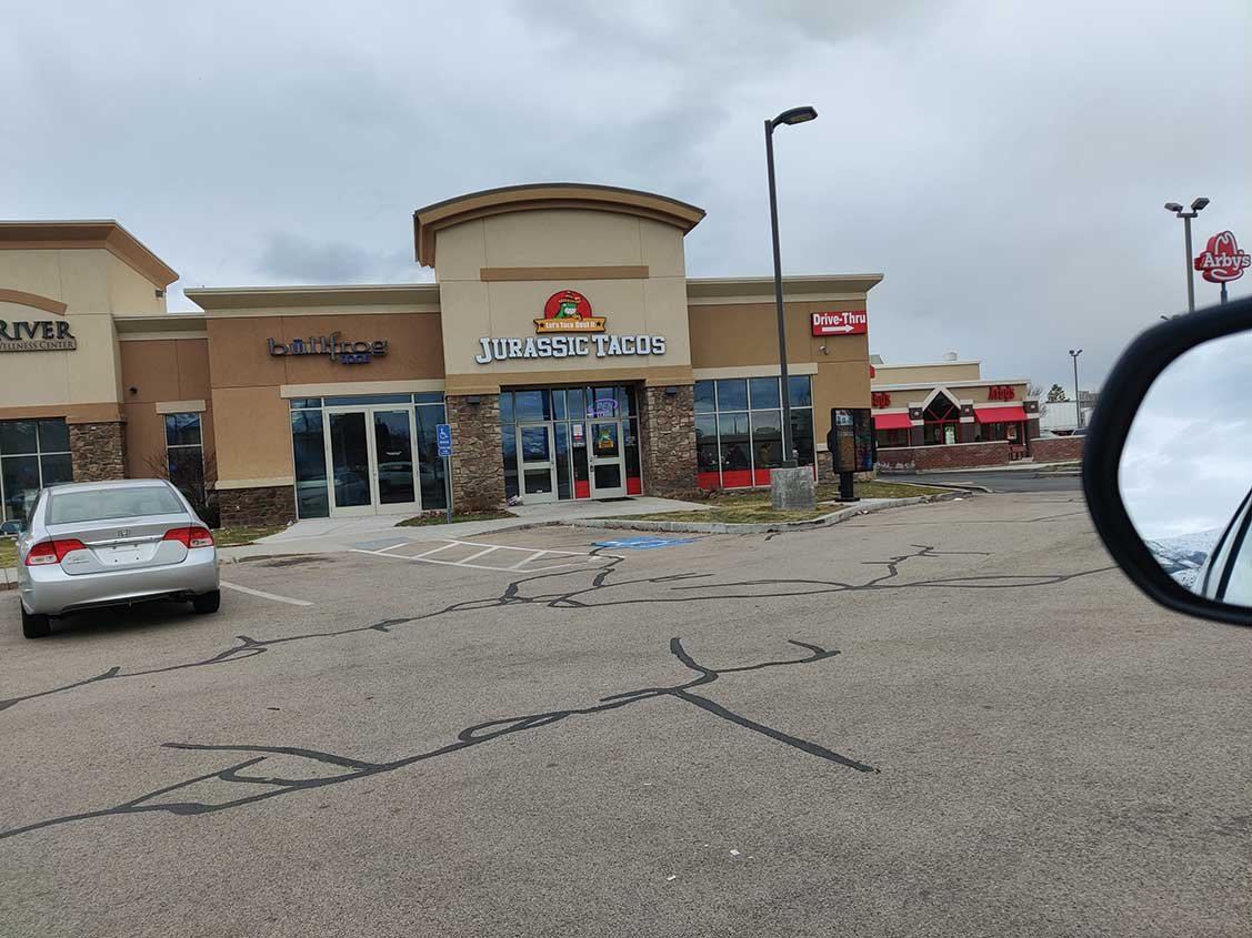 Serve Daily - Drive-thru Dining: Jurassic Street Tacos in Springville